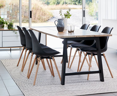 Kuchynské stoličky - viac ako 10 bielych modelov na JYSK.sk